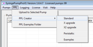 Easy PPL Files - Programming Spreadsheet - SyringePumpPro