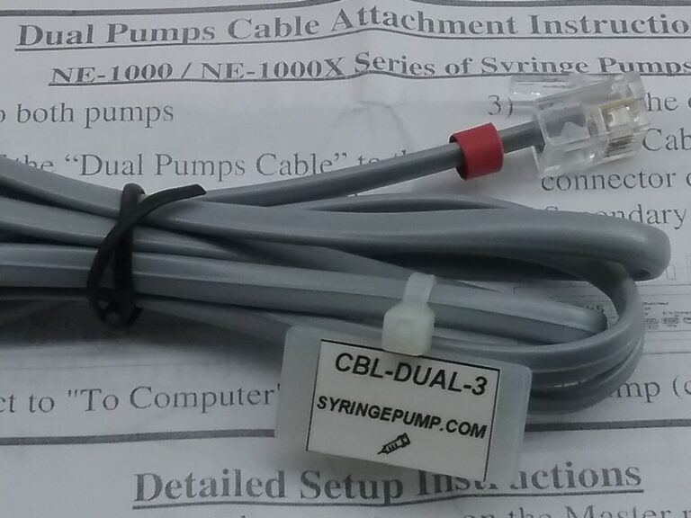 CBL-DUAL-3 Instructions - SyringePumpPro